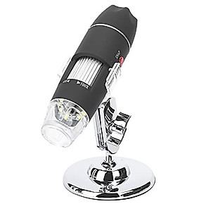 500X LED Microscope, 500X USB Digital Microscope Electron Microscope Adjustable 8LED Magnifying Glass with Stand Support Camera/Video/Computer/Phone