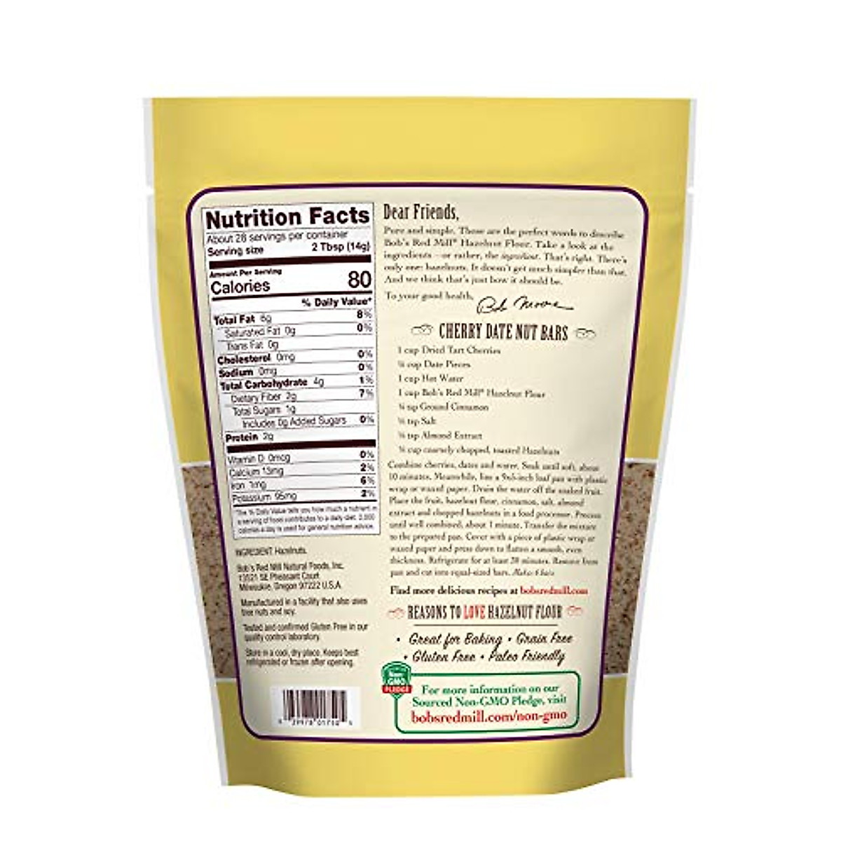 Bob's Red Mill, Hazelnut Flour, 14 oz