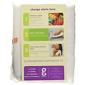 gDiapers Cloth Inserts, Size Medium/Large/X-Large (6 Count)