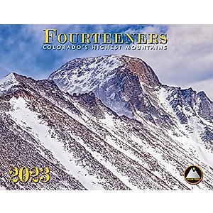 Colorado Fourteeners 2023 Deluxe Wall Calendar