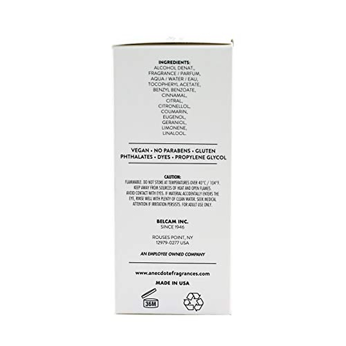 Anecdote PB ParfumsBelcam Fragrances Havana Lounge Edt Spray