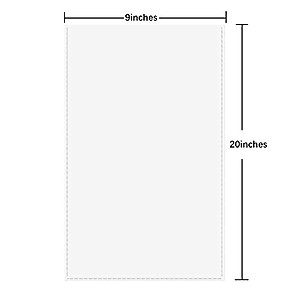 40 Pack 9x20 inchesClear Cellophane Bags Set included 20pack Basket Bags 20 pack Pull Bow Set Perfect for Valentine's Day Easter Gift, Presents, Wine Bottles, Bridal/Baby Showers, 2Mil Thick