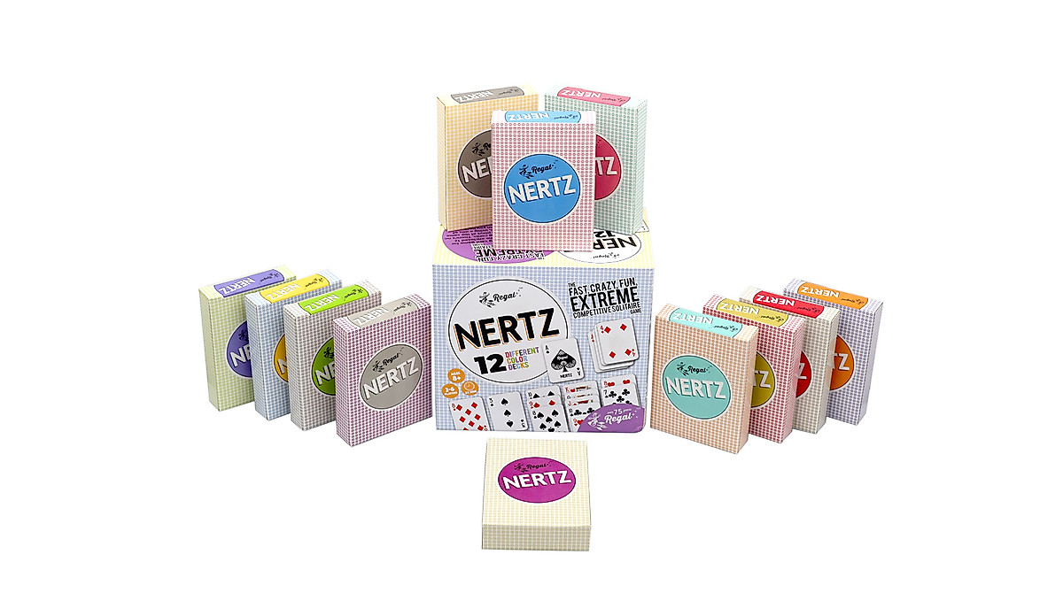 Regal Games Nertz Playing Cards - 12 Deck Set