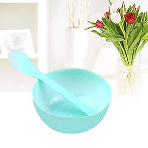 Milisten 10pcs Slime Making Tools Mixing Bowl Set with 10pcs Spoons for Glue Slime Mixing Female mask Mixing(Green)