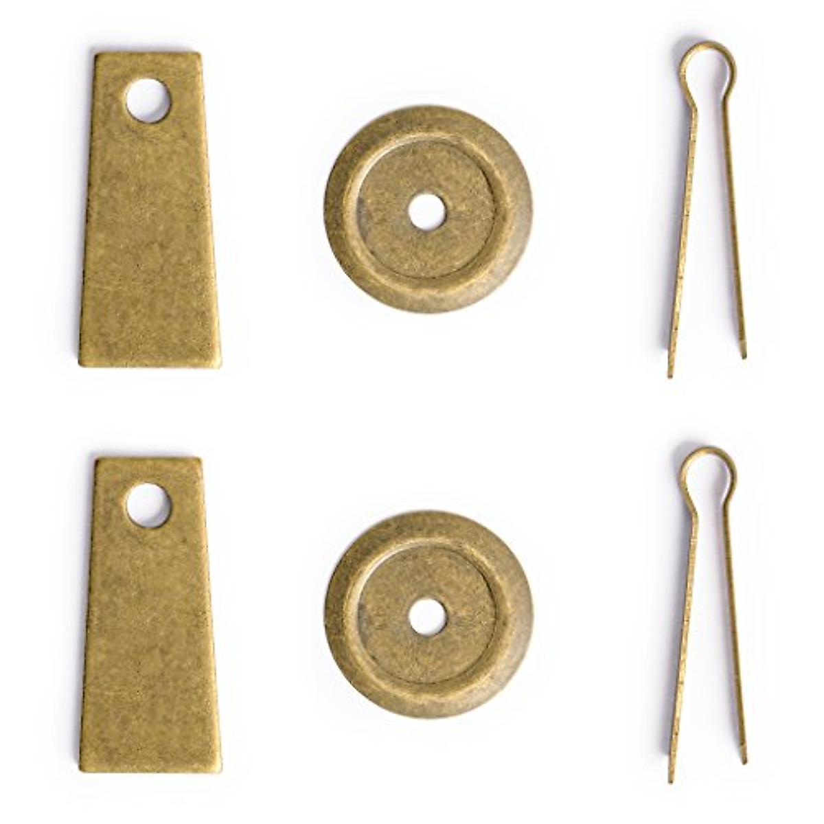 Hardware Philosophy Single Leaf Pulls 2 Inches - Set of 2 - Architectural, Interior Design, Furniture Cabinet Customization Hardware