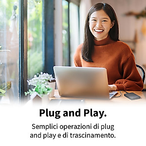 Toshiba 1TB Canvio Ready – 2.5 inch Portable External Hard Drive with SuperSpeed USB 3.2 Gen 1, Compatible with Microsoft Windows 7, 8 and 10, Black (HDTP310EK3AA)