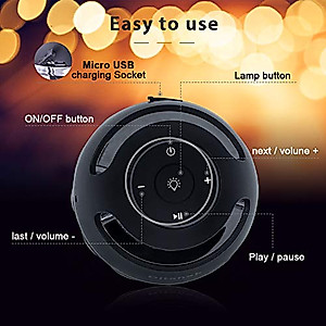 Outdoor Bluetooth Speaker with Flame Atmosphere, Electronics Gifts for Men, Women, Cool Gadgets for Porch Garden Parties, BT5.0, 5W Stereo Sound, Waterproof Wireless Speaker with Led Torch Light