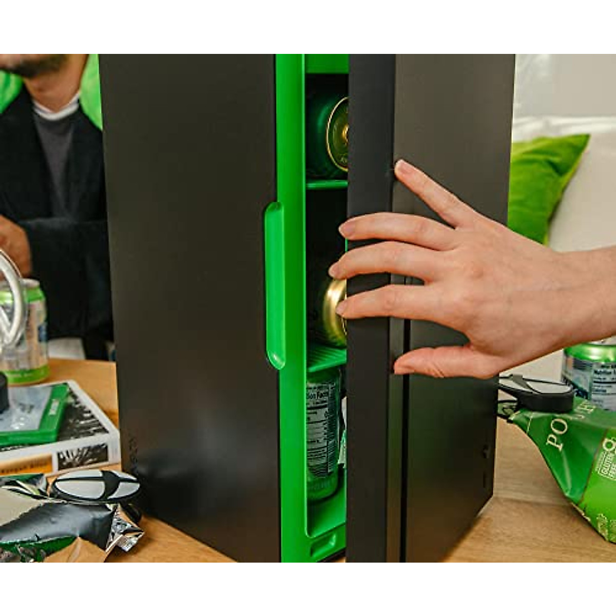 Xbox Series X Replica Mini Fridge Thermoelectric Cooler, 10 Liters