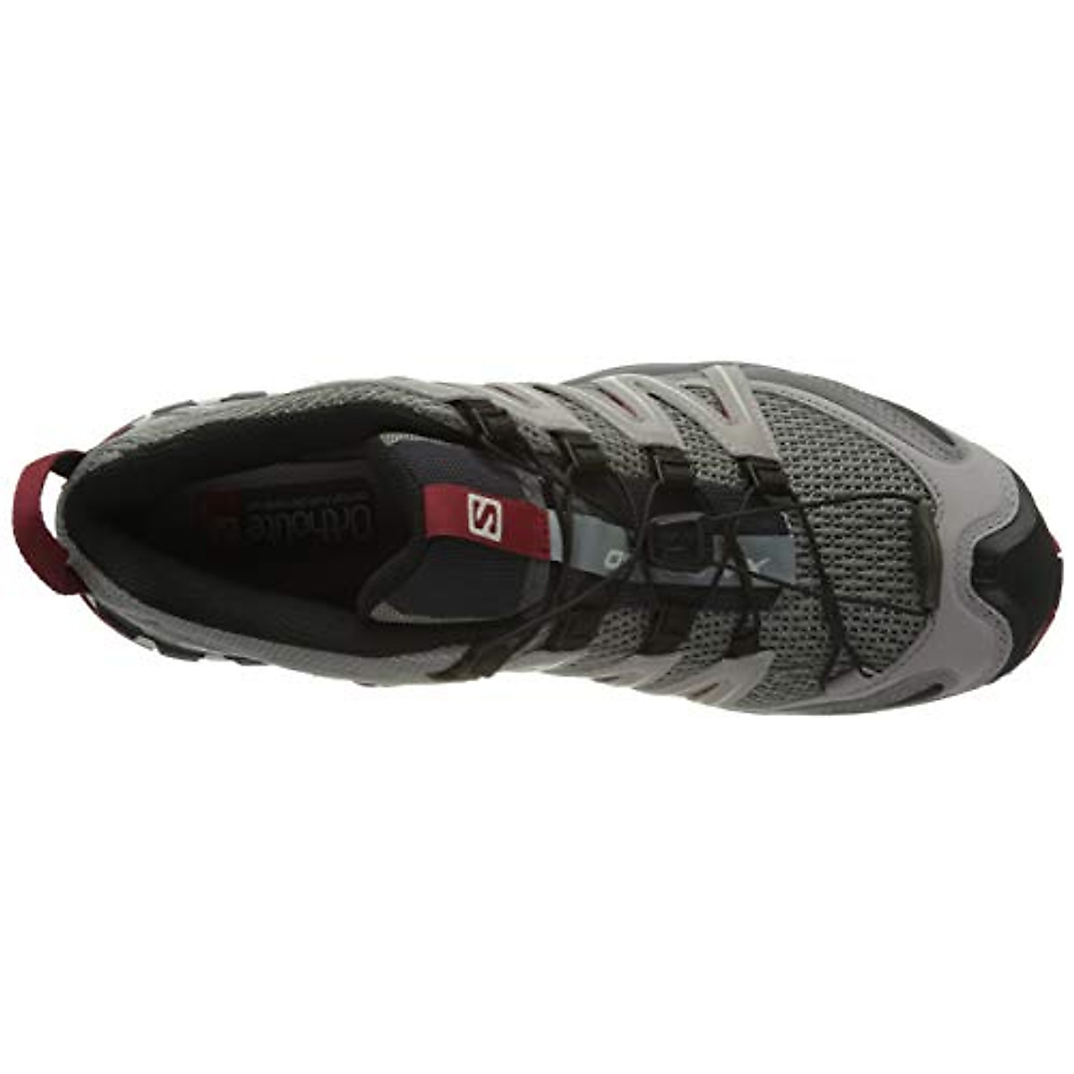 Salomon XA PRO 3D Trail Running Shoes for Men Sneaker, Grey Monument/Ebony, 8.5