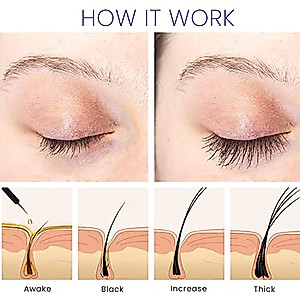Premium Eyelash Serum by VieBeauti, Lash boosting Serum for Longer, Fuller Thicker Looking Lashes (3ML), (Packaging May Vary)