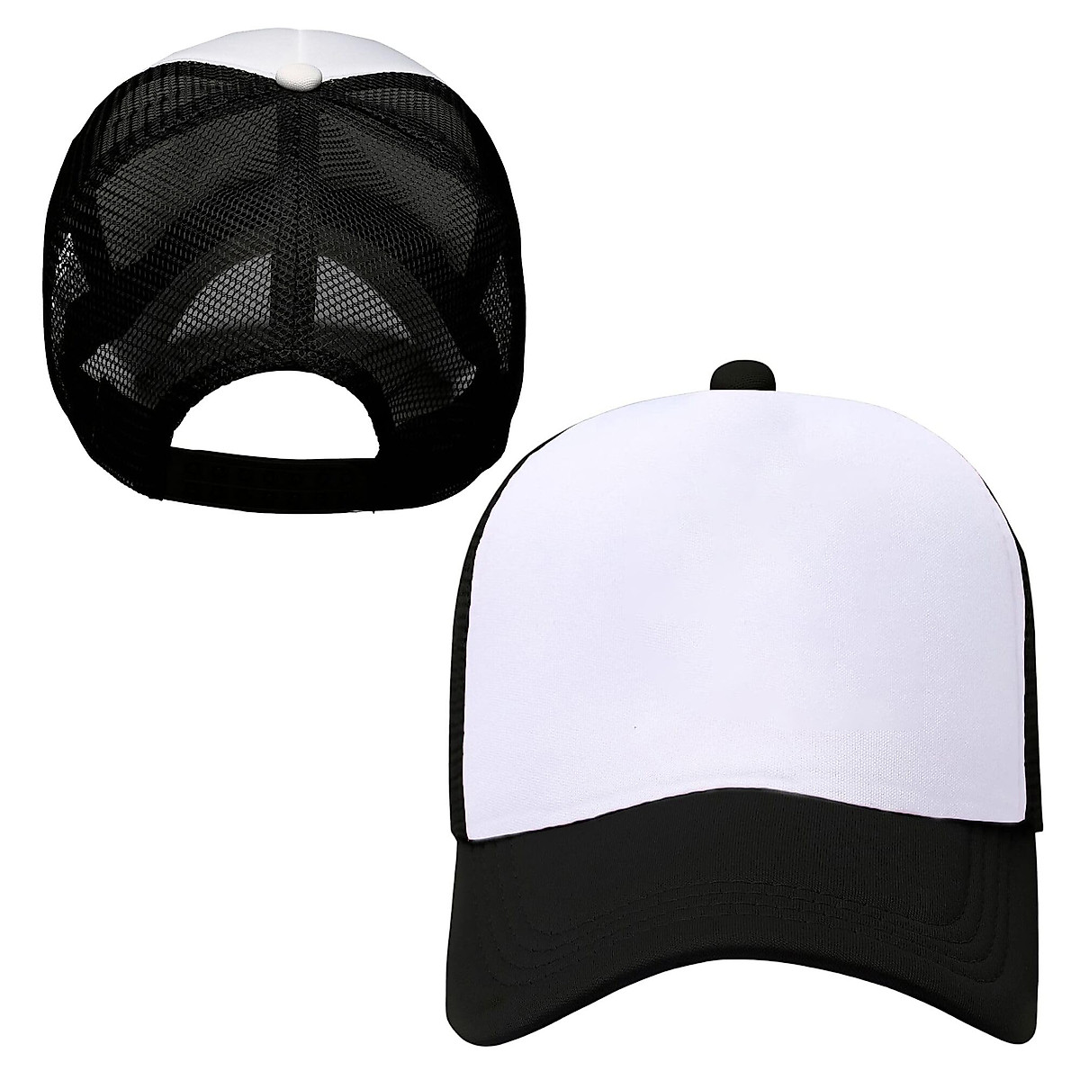 Baby-Boys Dinosaur Baseball-Caps Adjustable Trucker-Hat Sun-Baseball-Hat Fit 2-7 Years Kids-Toddler (20.5" Adjustable fit for 2-7T, Black)