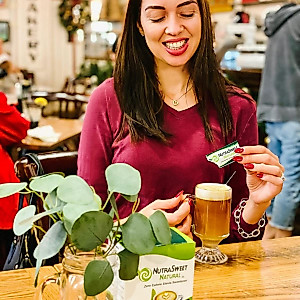 NutraSweet Natural Zero Calorie Stevia Sweetener-Natural Sugar Substitute, Sugar Like Taste, Diabetes-friendly, Keto-friendly - 70 count packets