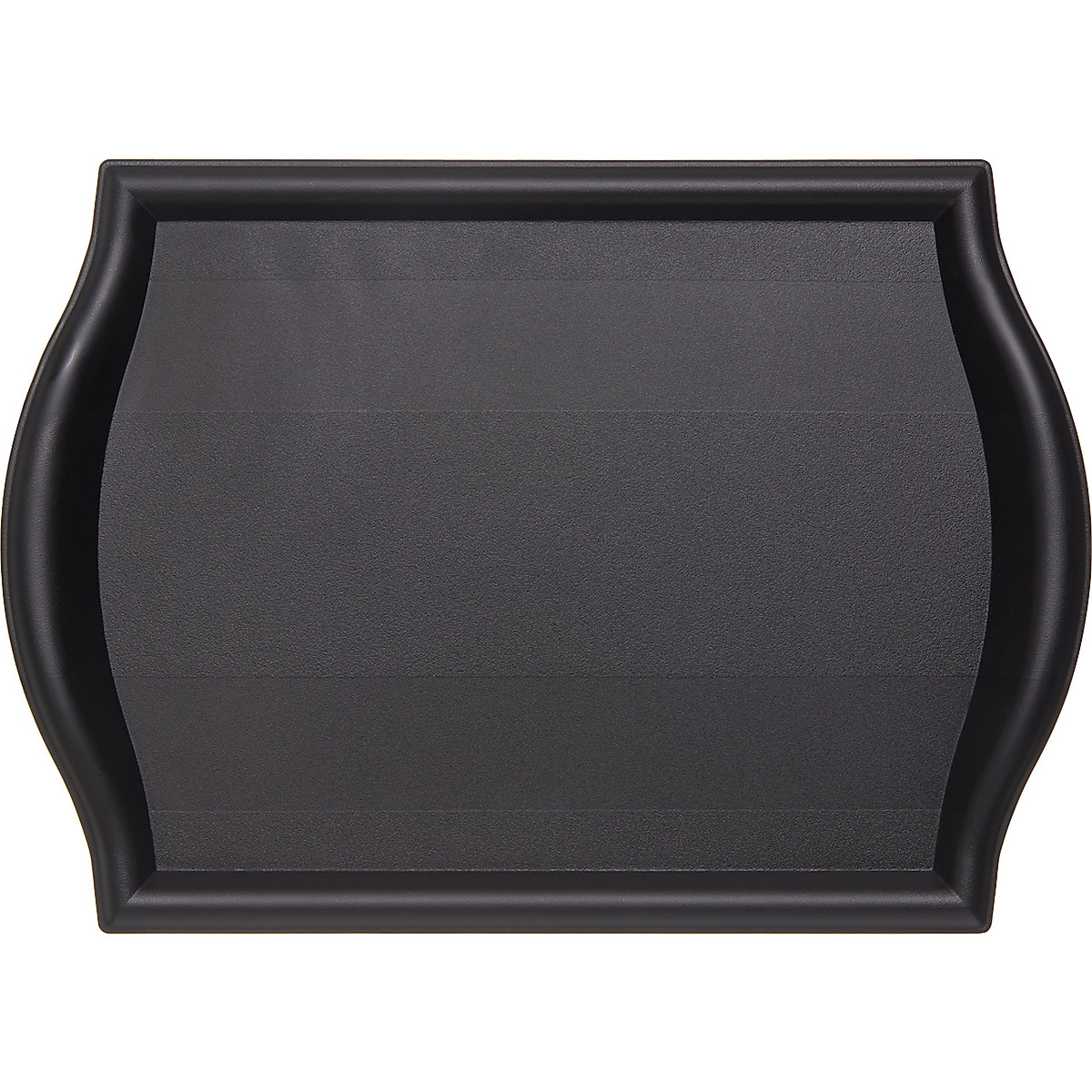 Carlisle FoodService Products 1217BT03 Bistro Polypropylene Tray, 17" x 12" x 1", Black (Case of 12)