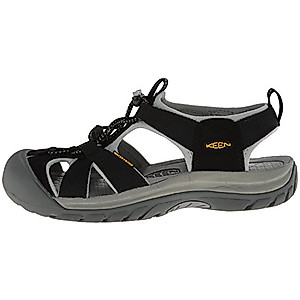 KEEN Women's Venice H2 Sandal,Black/Neutral Gray,6 M US