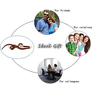 zhidiloveyou Hanging Stuffed Animals of Monkey for Kids and Adults (27inches)