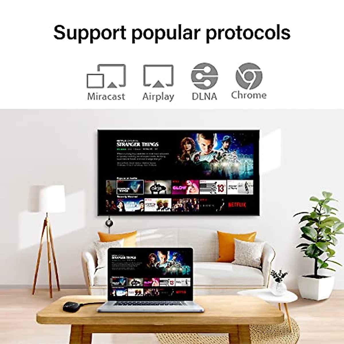 EZCAST TWINX Package | Wireless HDMI / USB-C Transmitter and Receiver Kit, Support DP Alt Mode.