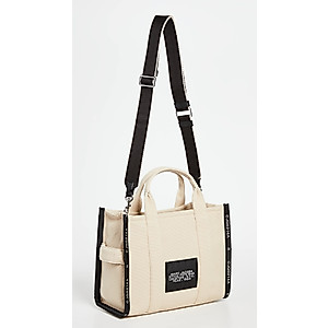 Marc Jacobs Women's The Jacquard Medium Tote Bag, Warm Sand, Tan, Graphic, One Size