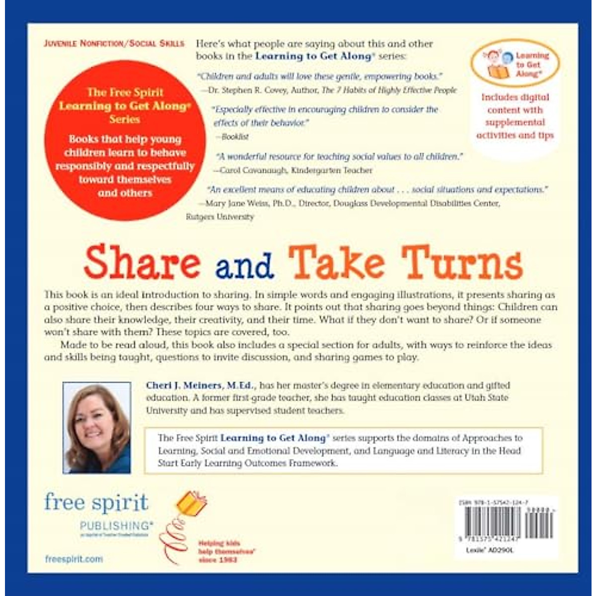 Share and Take Turns (Learning to Get Along, Book 1)