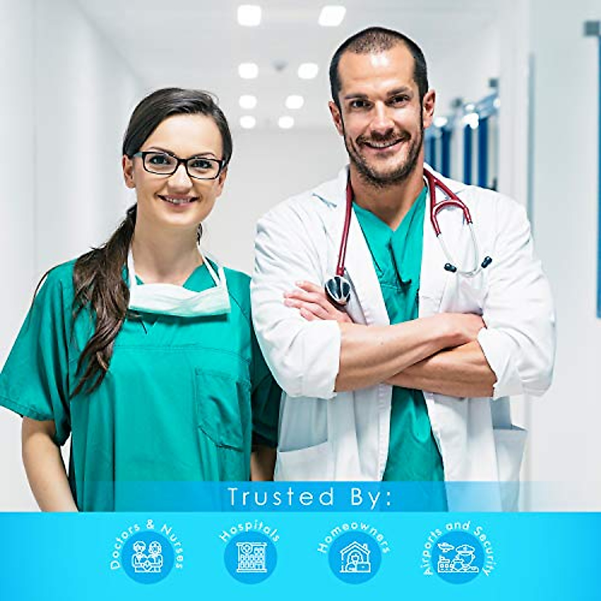 Simpleone UV Desk Lamp UV-C Ultraviolet Lamp Sterilizer for Home or Office | Ozone to Purify Air | Remote Operated for Safety | Most Powerful-38W