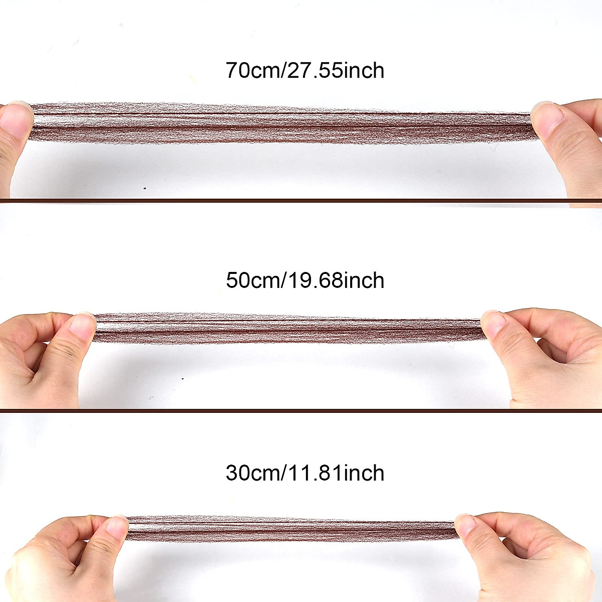 Teenitor Hair Accessories Hair Net Set, Includes 40pcs Invisible Hair Nets for Ballet Recital & 80pcs Bobby Pins for Bun Maker, Brown, 3 Size