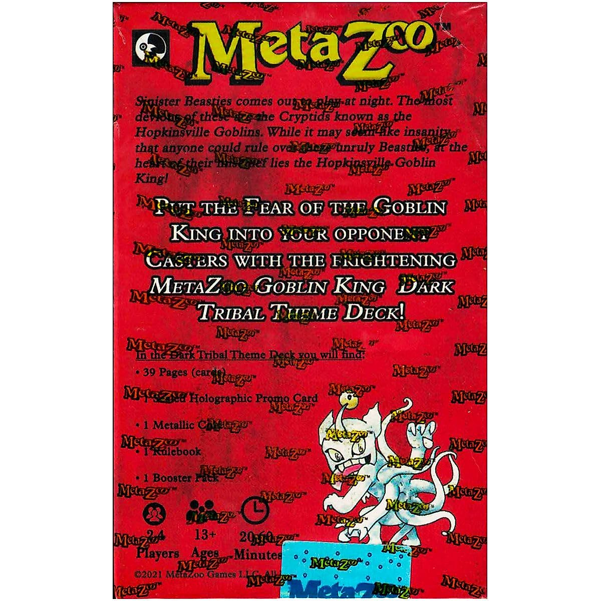 MetaZoo Cryptid Nation - Tribal Theme Deck (Hopkinsville Goblin King) (2nd Edition)