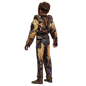 Disguise Cheetor Transformers Costume for Kids, Official Transformers Rise of the Beasts Muscle Padded Costume and Mask, Size (7-8)