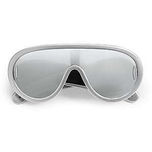 VANLINKER Oversized Round Sunglasses for Women Men Trendy One-Piece Mask Shades Fashion Big Lens Smooth Flat Top Frame VL9760