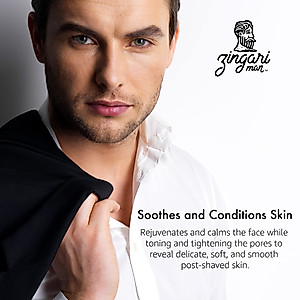 Zingari Man - The Nomad Recovery Splash - Mens Skin Care Aftershave Products - Moisturizer and Body Lotion Wash - Hydration Primer With Cologne and Oil Blend - Sensitive Shaving Treatment