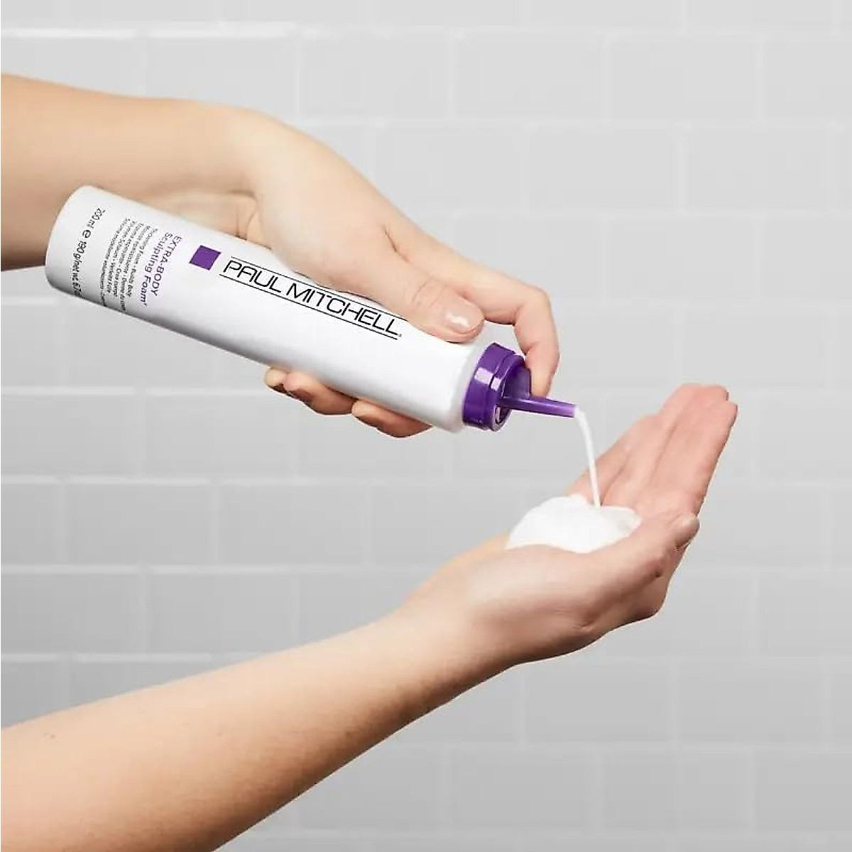 Paul Mitchell Extra-Body Sculpting Foam, Thickens + Builds Body, For Fine Hair, 6.7 oz.