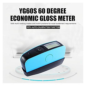 Colorimeter, YG60S Gloss Meter, YG60 60 Degree 1000 Gu Glossy Test Equipment Paints Ink Ceramic Marble Tester Suace Cleaning Measure(YG60S)