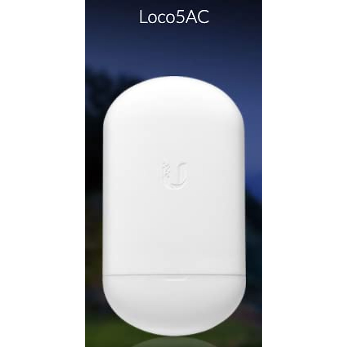 UBNT Networks NanoStation AC Loco Loco5AC-US 2 Pack Pre-Configured Loco5ac 5GHz 802.11ac airMAX Radio 450Mbps Wireless Bridge (2-Pack) with PoE POE-24-7W-G Included Ready to Install, White