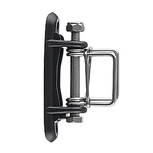 QMARK 2 Pack Electric Fence Corner Insulator, End Insulator with Buckles for Polytape up to 1.7 Inch (45 mm), Wood Post Tape Connector (2 Buckles)