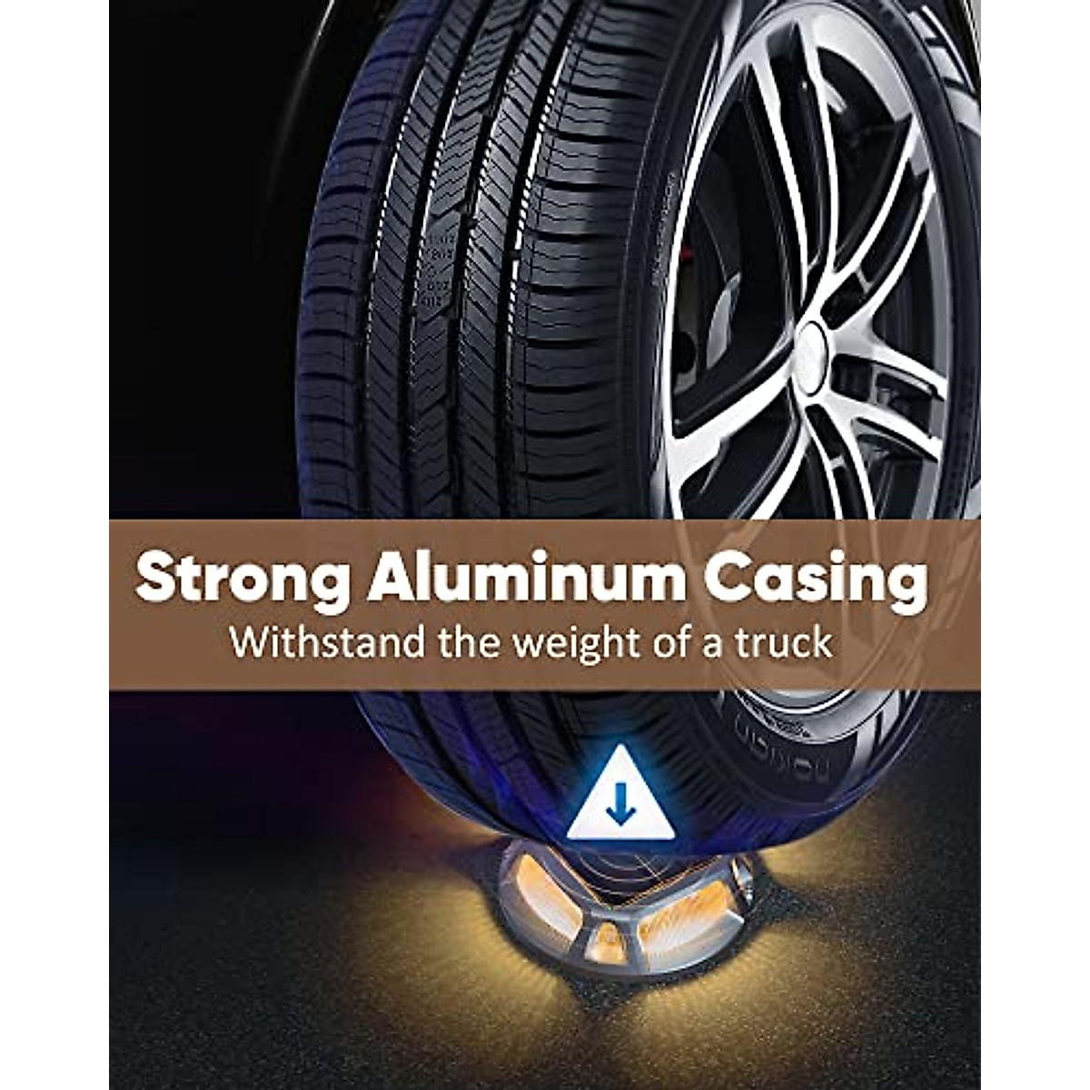 JACKYLED Solar Dock Lights Outdoor, 12-Pack Solar Driveway Lights Bright 12 LED Solar Powered Dock Lights, IP68 Waterproof Driveway Marker for Sidewalk Steps Stairs Garden Patio (3000K Warm White)