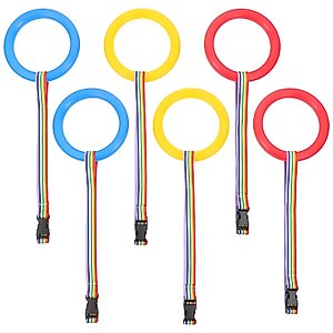Kisangel 12Pcs Walking Rope Preschool Line Up Rope Kindergarten Wrist Leashes Preschool Line Rope for Kids Handles Safety