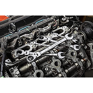 GEARWRENCH 12 Pc. 12 Pt. Flex Head Ratcheting Combination Wrench Set, Metric - 9901D