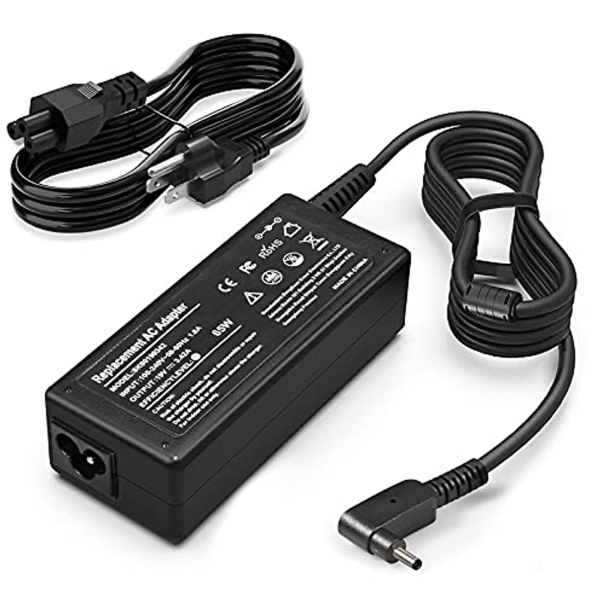 65W 45W Laptop Charger for Acer Aspire 5 A515-45 A515-56 A515-46 A515-54 A515-44 A515-55 Aspire Vero AV15-51-7617 SF314-52 SP513-52N SP111-33 SF314-51 Slim Notebook AC Adapter Power Cord