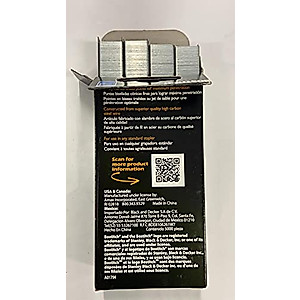 Bostitch Premium Standard Staples, Full-Strip, 0.25 Inch Leg, 5,000 per Box (SBS191/4CP)