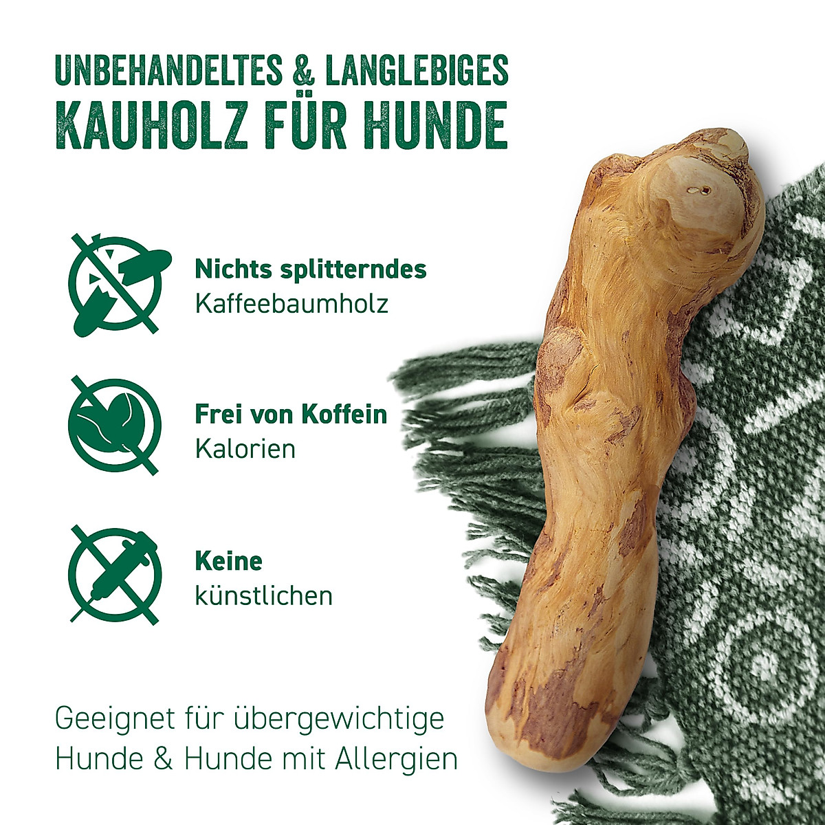 GoodWood Coffee Tree Wood - Chewable Stick Medium, 200 g