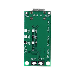 Multi-Cell 2S 3S 4S Type-C to 8.4V 12.6V 16.8V Step-Up Boost LiPo Polymer Li-Ion Charger 7.4V 11.1V 14.8V 18650 Lithium Battery (2S-2A)