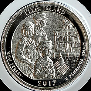 2017 S America the beautiful 2017 Enhanced Uncirculated Quarters All 5 SP No Box or COA Uncirculated