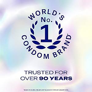 Durex Air Condoms, Extra Thin, Transparent Natural Rubber Latex Condoms for Men, Regular Fit, FSA & HSA Eligible, 10 Count