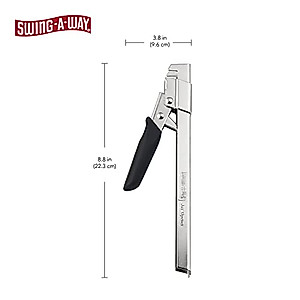 Swing-A-Way Comfort Grip Jar Opener, Black, 7.5-Inch