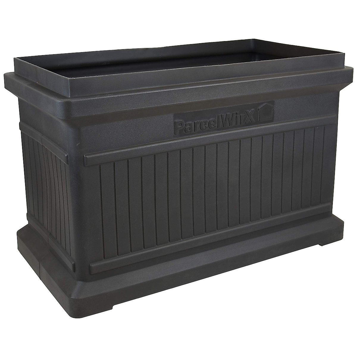 RTS Companies Inc 550200501A7981 Home Accents Parcelwirx Standard Horizontal Delivery Drop Box with Lift Off Lid, Graphite