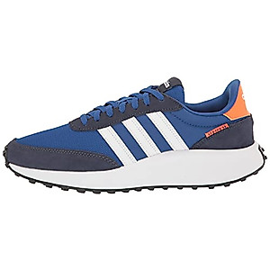 adidas Men's 70s Running Shoe, Team Royal Blue/White/Impact Orange, 13
