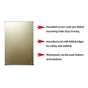 Welcome to Our Patio Where Our Neighbors Listen to Good Music Whether They Want to or Not Retro Metal Tin Sign Animal Farm Wall Hanging Art Antique Plaque Garden House Sign 8x12 Inc