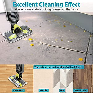 Extolife Vac Mop Pads Refills Replacement for Shark Vacmop VM252 VM251 VM200 VM200C VM190 VM252C QM250 VM250 VC205 Vacuum Mops, 40 Pack Disposable Mop Pads and 20 Pack Dirt Chambers (40 Pack)