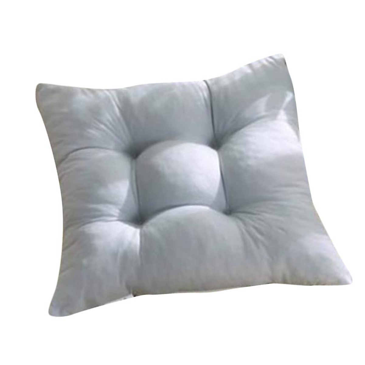 Backbayia 2 Pieces Square Seat Cushions Pillow Chair Pads for Car, Home, Office