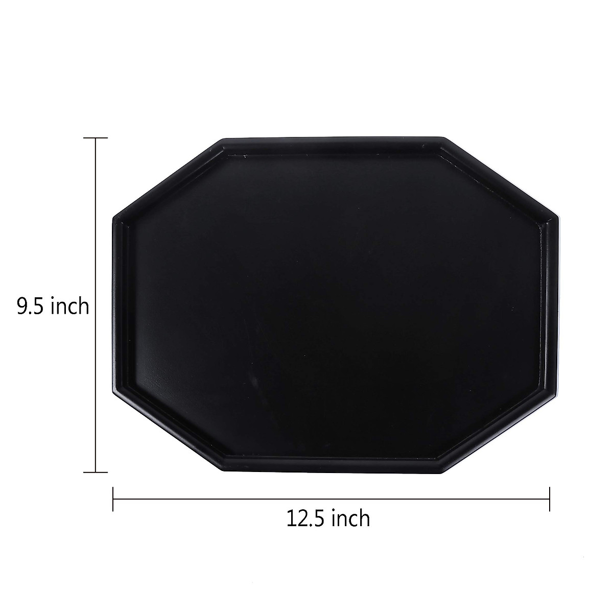 Forzaddik Wooden Sofa Couch Armrest Clip-On Table, Recliner Armrest Organizer Tray for Coffee/Snacks/Electronics (Black)