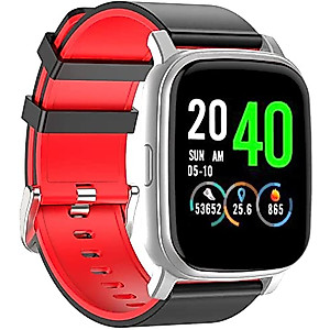 Sysmarts Sports Pedometer Smart Fitness Watch for Android and iOS Phones,Activity Tracker Step Calorie Counter with Heart Rate Monitor, Bluetooth Watches,Waterproof Smartwatch for Women and Men