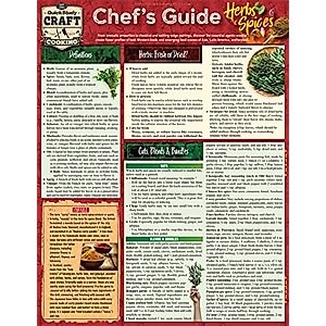 Chef's Guide to Herbs & Spices: a QuickStudy Laminated Reference Guide
